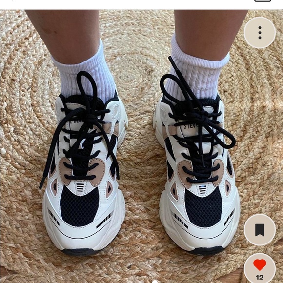 Steve Madden | Shoes | Steve Madden Sneakers Cordyn Black Multi ...